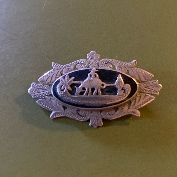 Vintage | Jewelry | Vintage Sterling Silver Hand Crafted Spanish Brooch ...